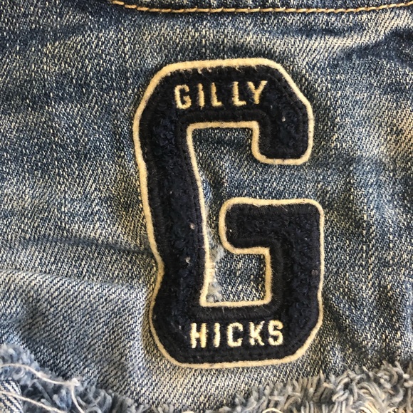 Gilly Hicks | Shorts | Rare Gilly Hicks G Patch Jean Shorts | Poshmark